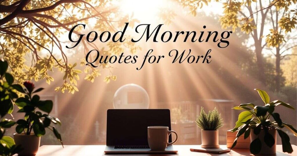 Best 50 Motivational Good Morning Quotes for Work